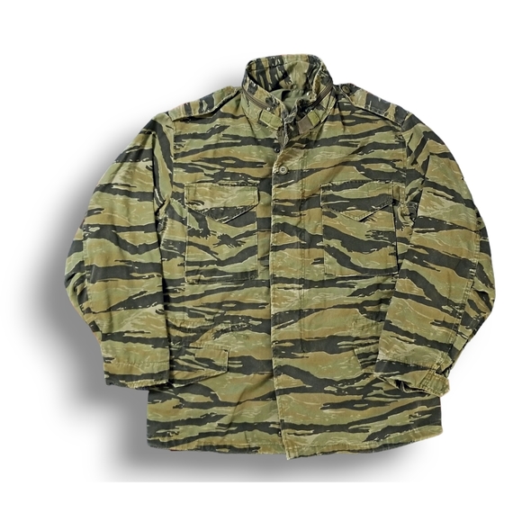 Vintage | Jackets & Coats | Us Military M65 Tiger Striped Cold Weather ...